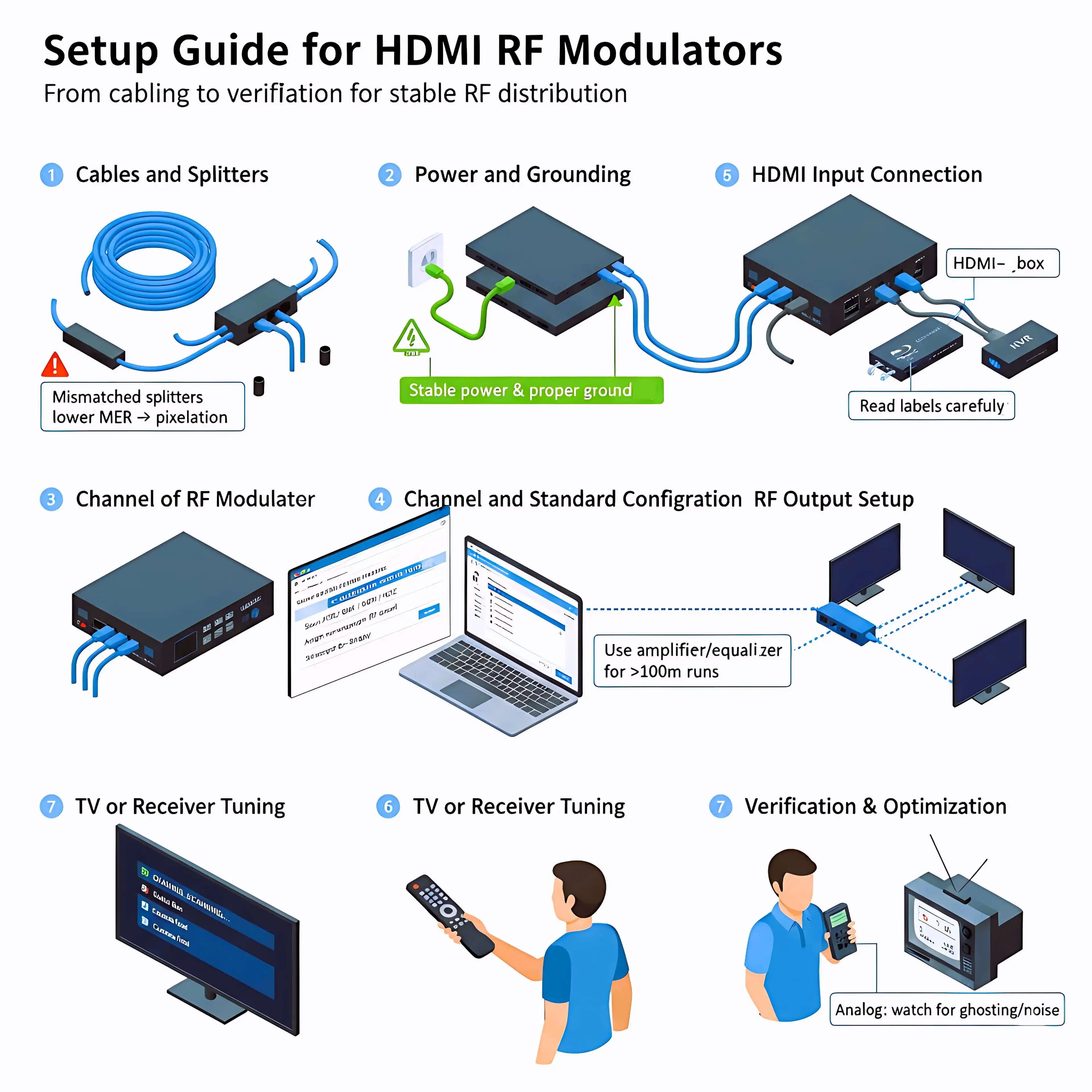 HDMI RF Modulator: How to Convert HDMI to Coax with Ease - Fly-Wing